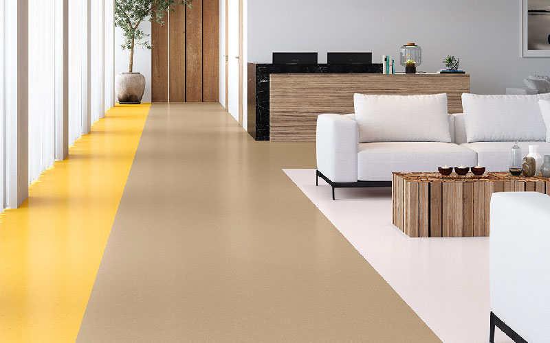 Homogeneous vinyl flooring - FloorCollection